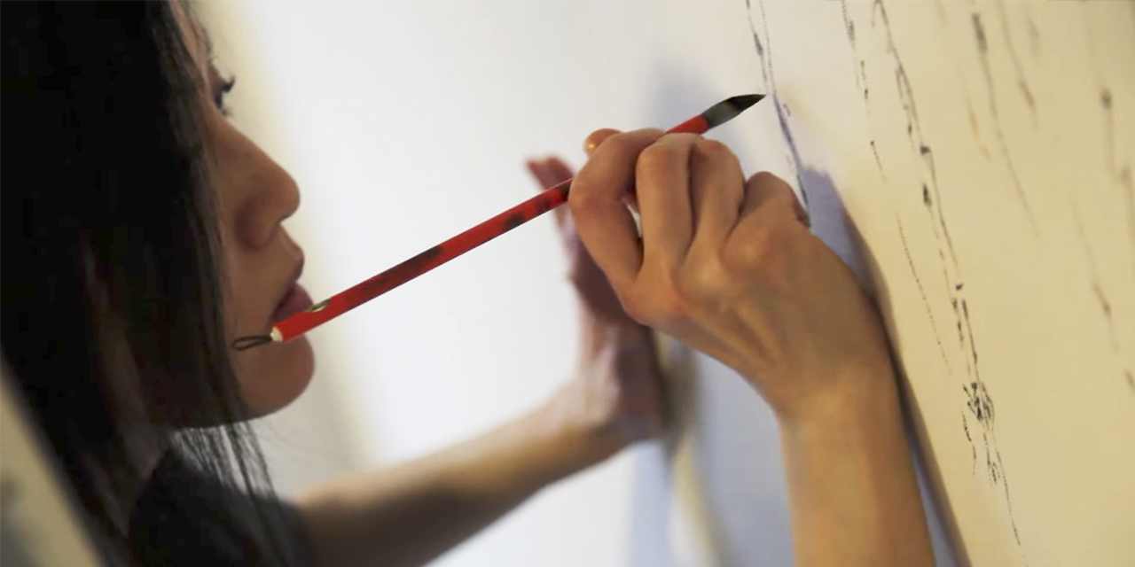 Masako Inkyo, Shodo Artist | Japanese Calligraphy: Art, Performance ...